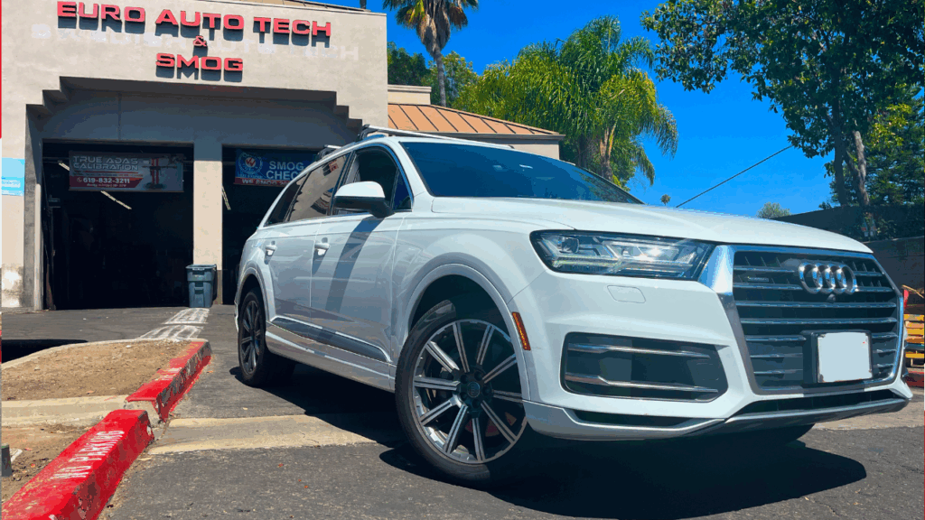 2017 Audi Q7 PCV & Water Pump Repair in La Mesa, CA | Euro Auto Tech & Smog